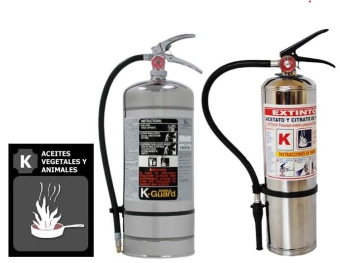 Extintores portátiles Tipo K – RD Mundial de extintores